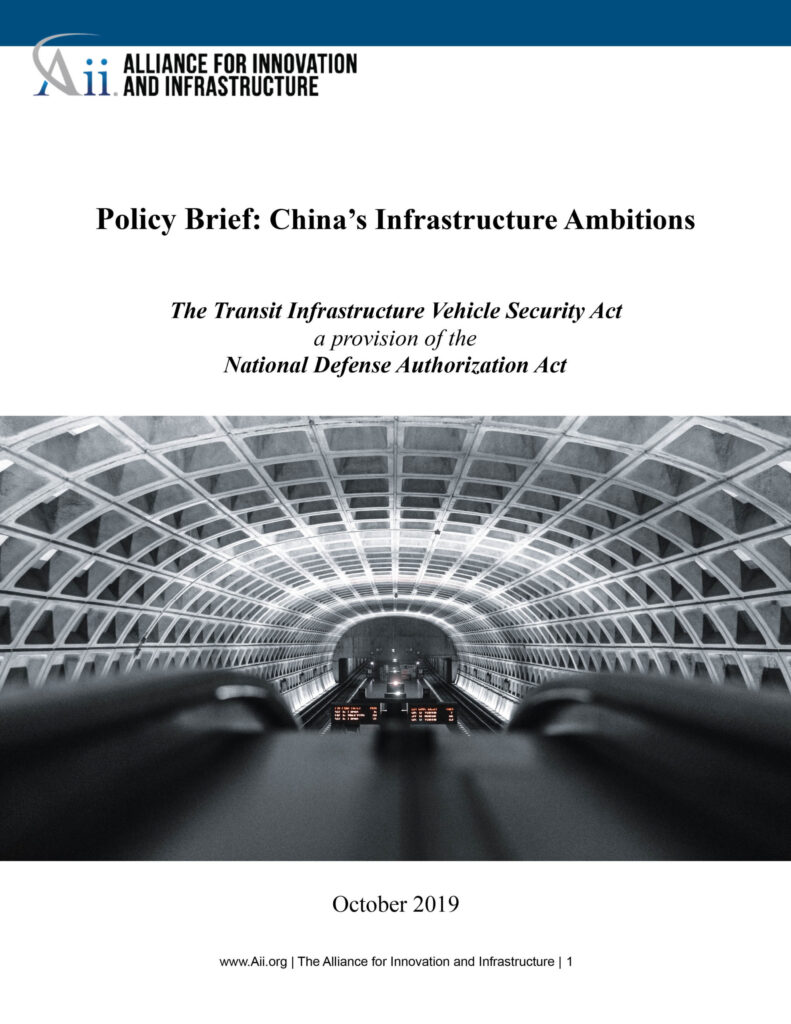 Transportation Infrastructure | Alliance for Innovation and Infrastructure